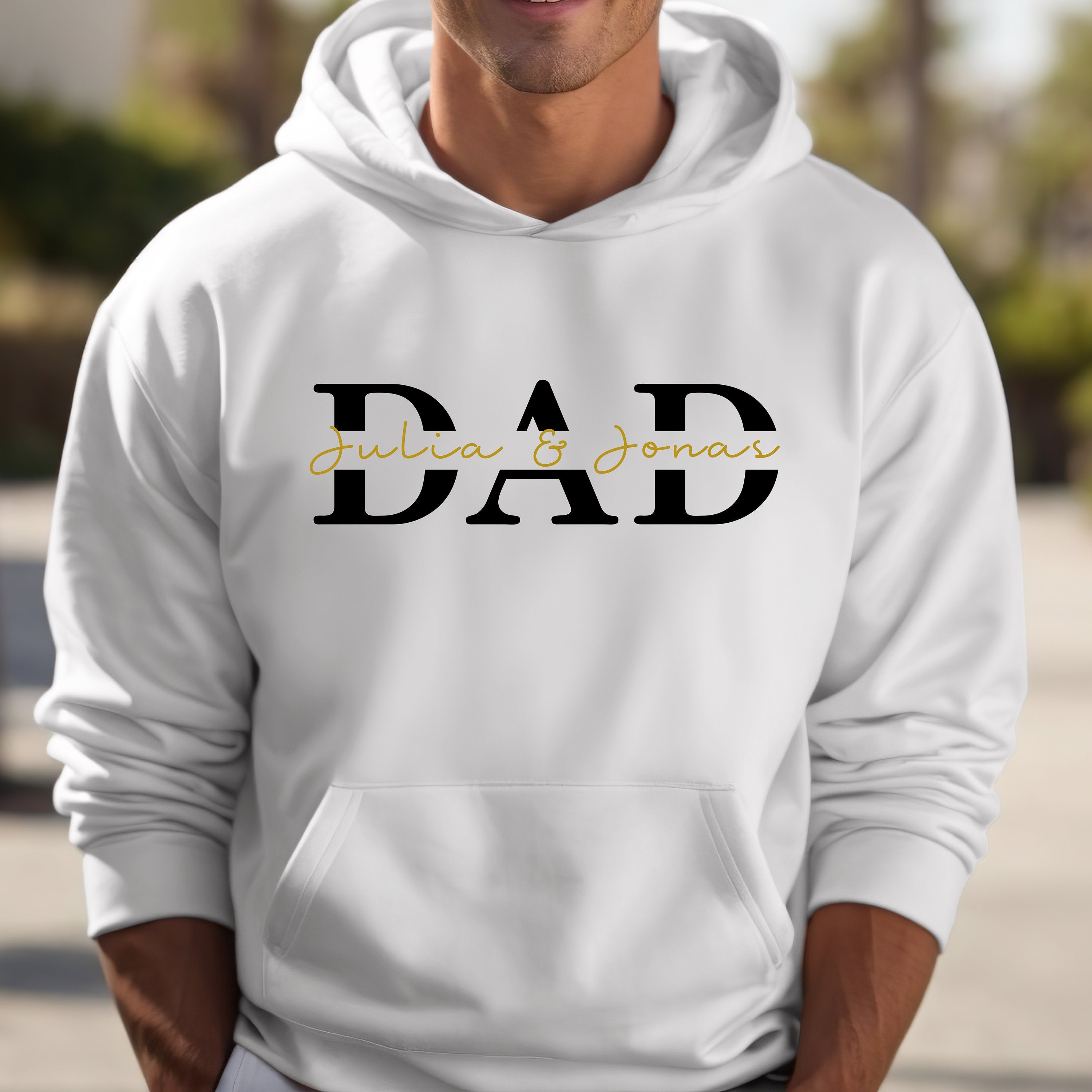 Dad Hoodie Personalized, Father T-Shirt Gift, Cool Dad Printing/Embroi ...