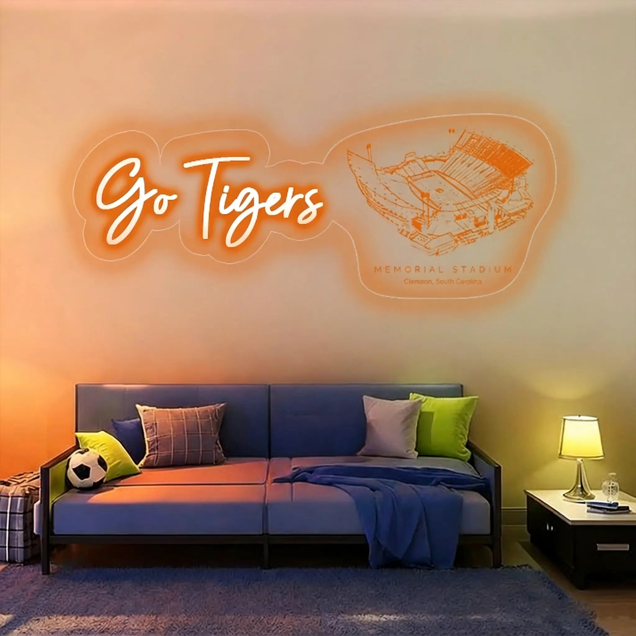 Memorial Stadium (Clemson) LED Neon Light – Broderft