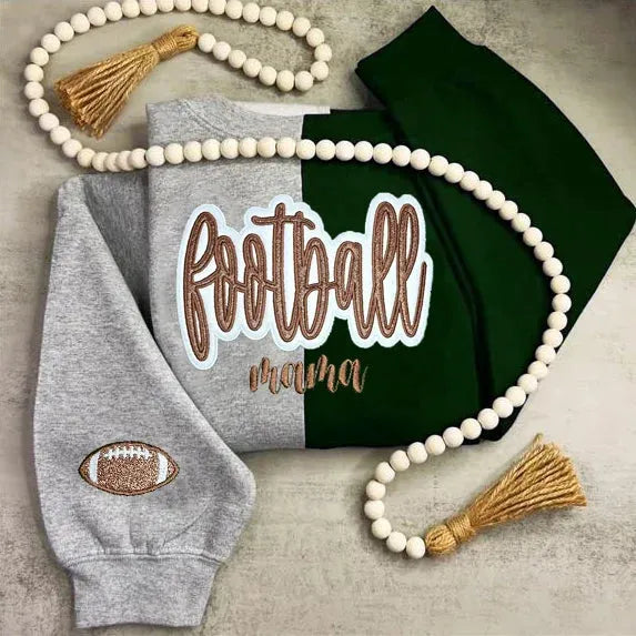 Custom Glittered Split Sweatshirt – Broderft